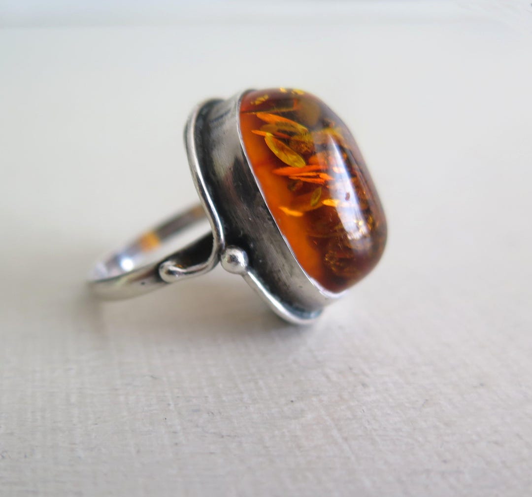 Vintage Heavy Polish Hallmark Solid Sterling Silver Art Nouveau Style ...