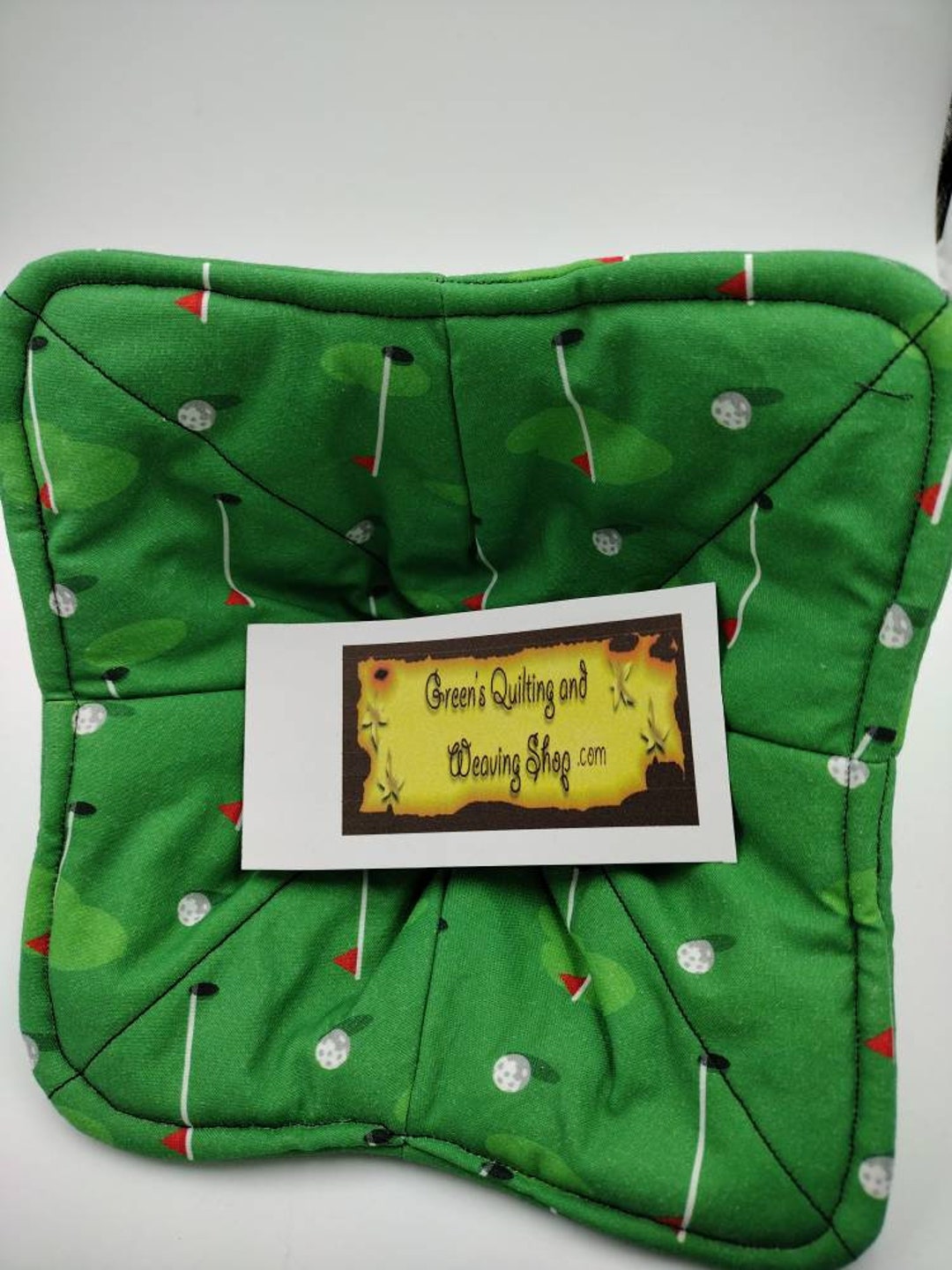 Item22720 Microwavable Bowl Potholder Golf Club, Golf Ball, Flag on ...