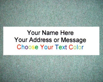 300 Personalized Self Adhesive Quality Printed Return Address | Etsy