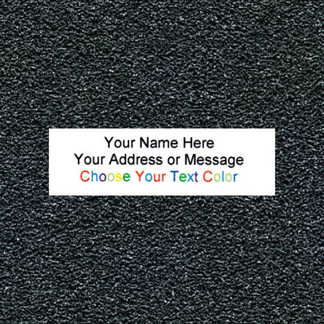 800 Personalized Self Adhesive Quality Printed Small Return Address ...