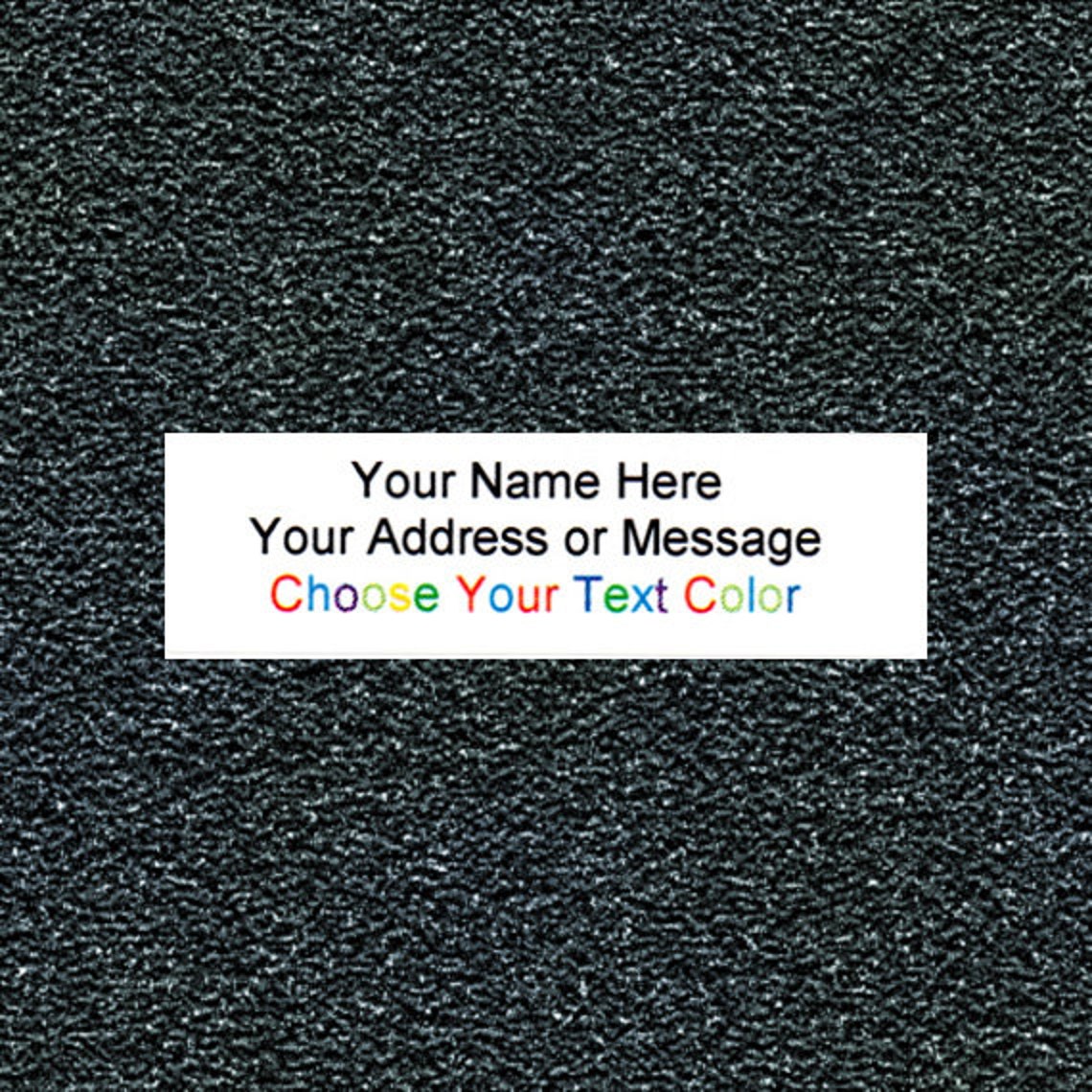 800 Personalized Self Adhesive Quality Printed Small Return Address ...