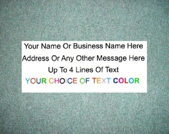 300 Personalized Self Adhesive Quality Printed Return Address | Etsy