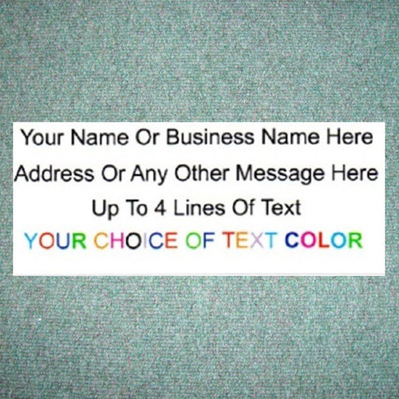 Personalized Self Adhesive Address Labels - Etsy