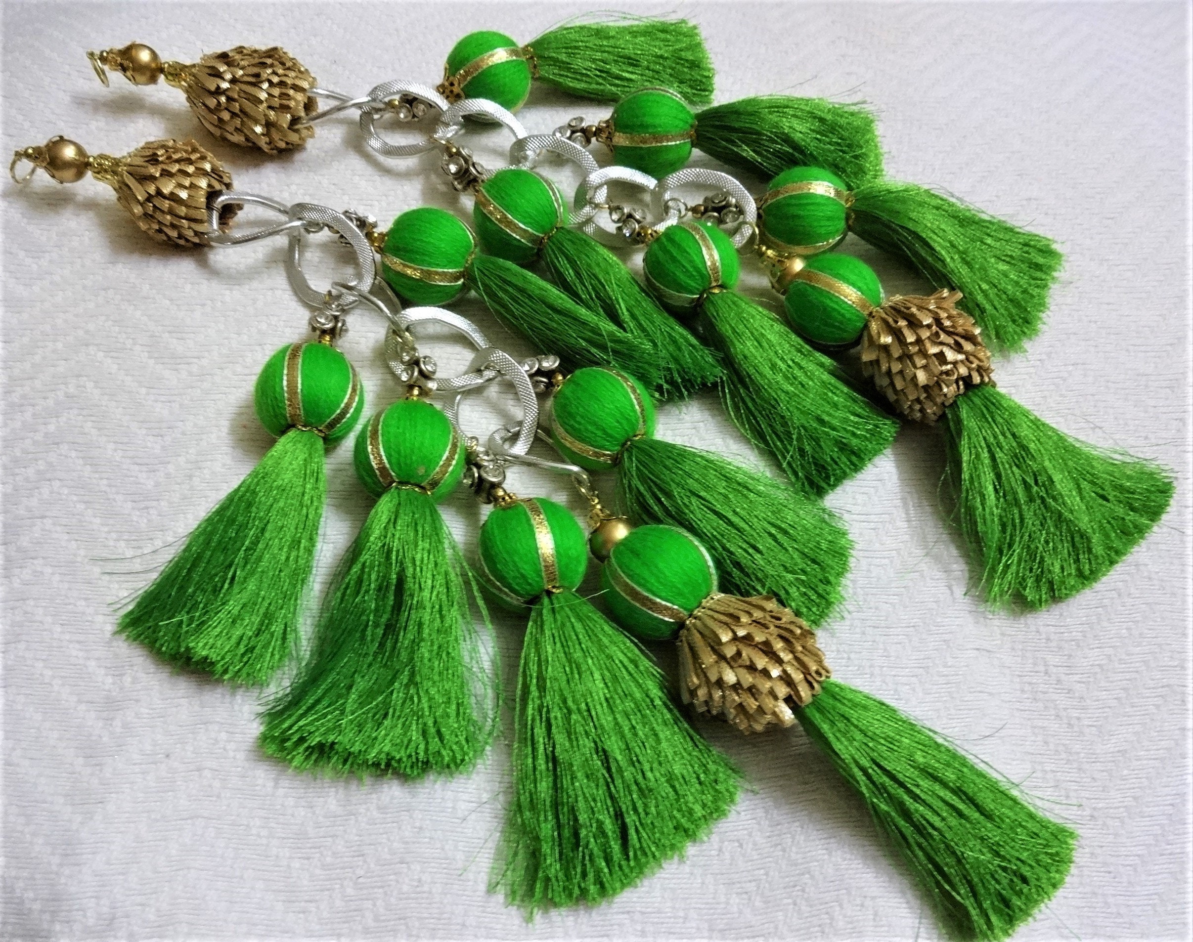 Long Tassel Ball Tassel Silk Tassel Decorative Zari Trim | Etsy