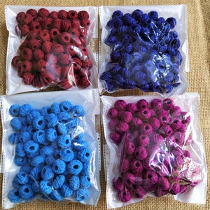 50 Pcs Handmade Thread Balls Cotton Balls Craft Decoration - Etsy