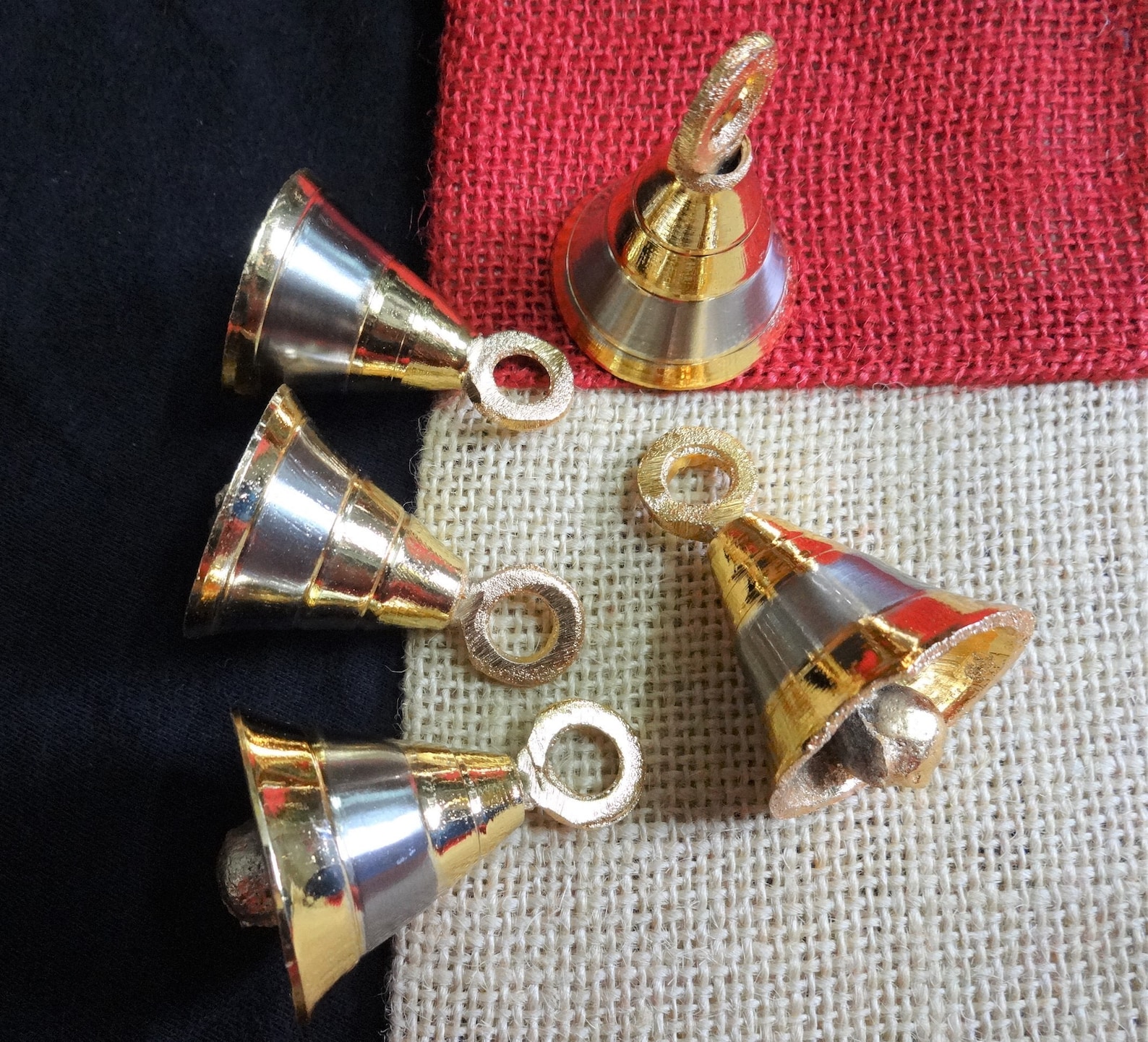 Indian Brass Bells Large Metal Bells Gypsy Bells Christmas | Etsy