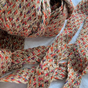 Natural Handspun Jute Trim, Jute Lace, Wedding Ribbon, Burlap Ribbon ...