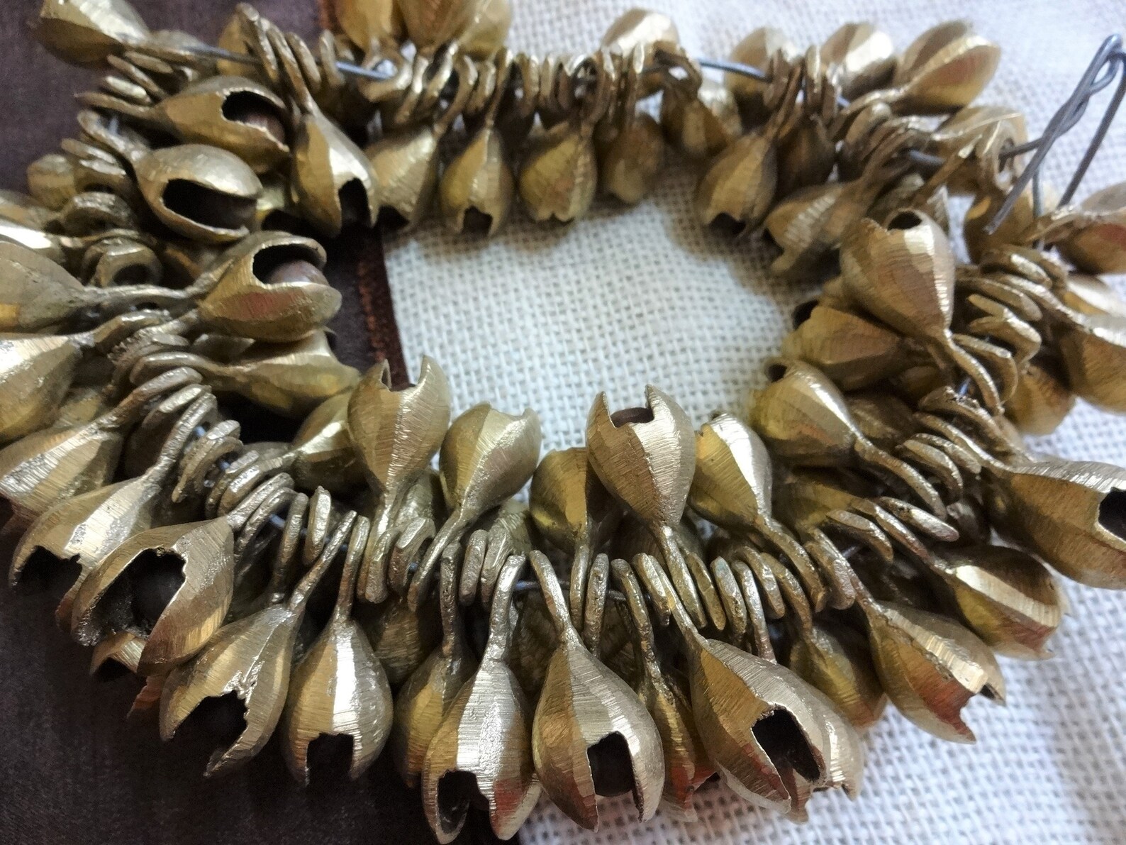 Indian Brass Bell Teardrop Brass Bell Plain Gypsy Brass - Etsy