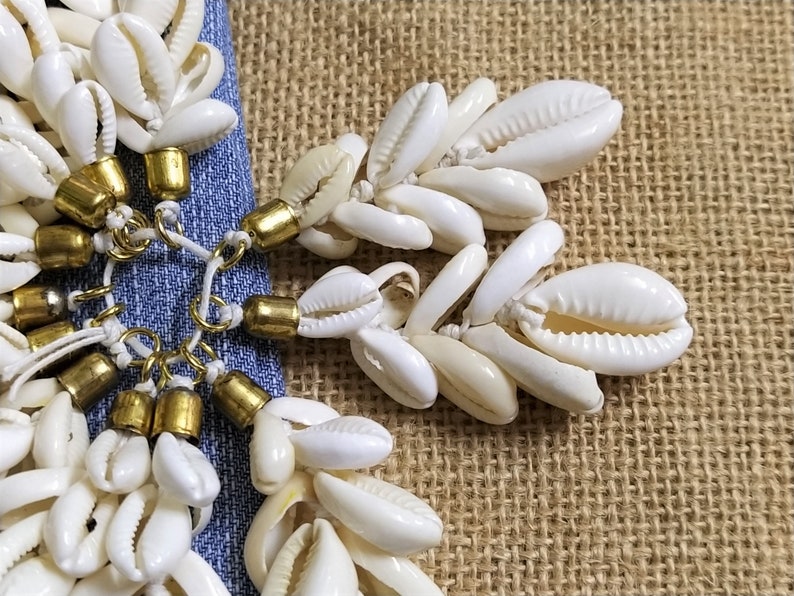 Cowry Shell Motifs, Cowry Shell Bunch Tassels, Beaded Cowrie Tassels ...