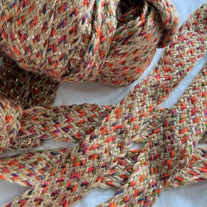 Natural Handspun Jute Trim, Jute Lace, Wedding Ribbon, Burlap Ribbon ...