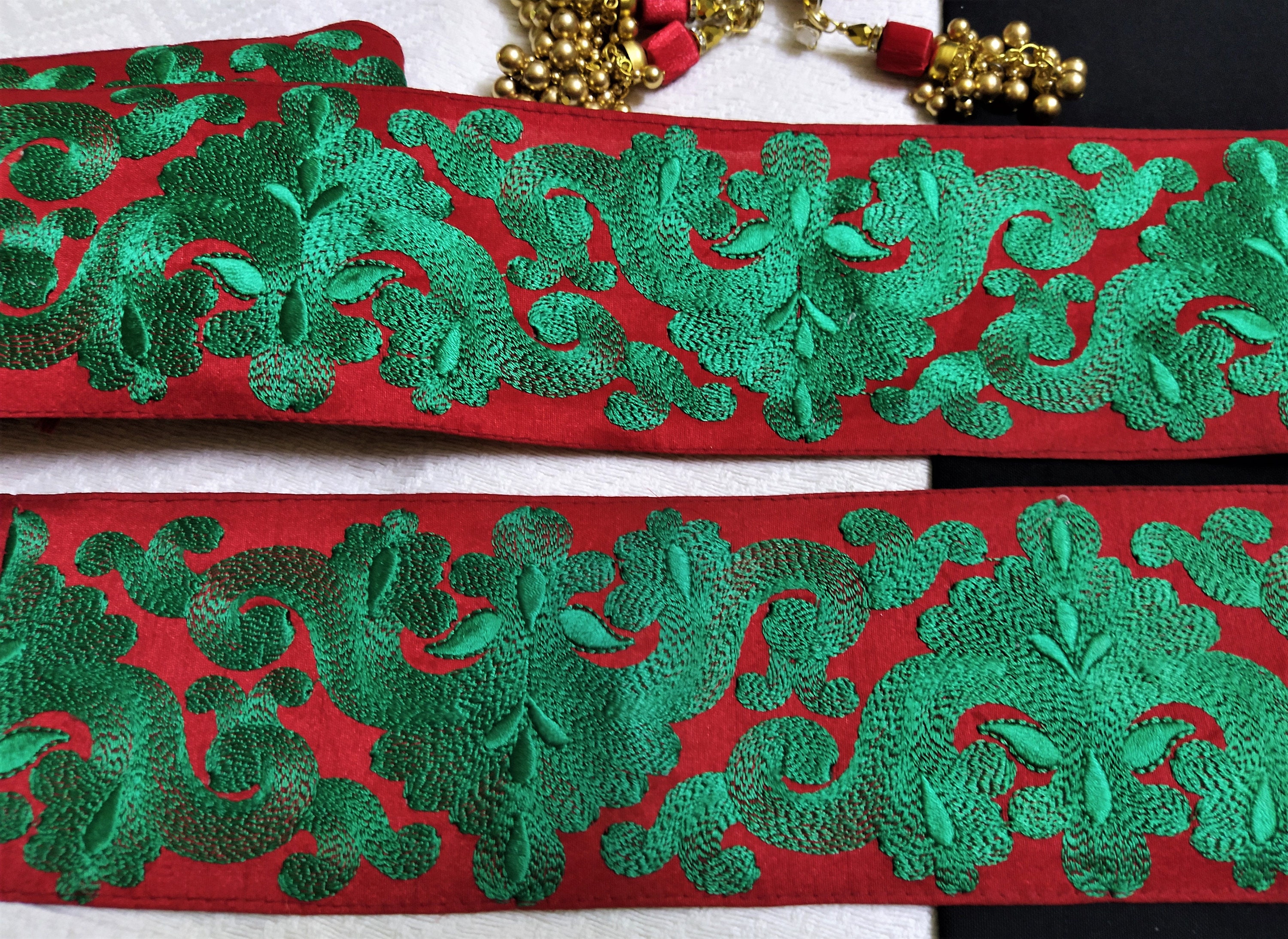 Indian Trim Fabric Lace Wholesale Craft Ribbon Sari Border | Etsy