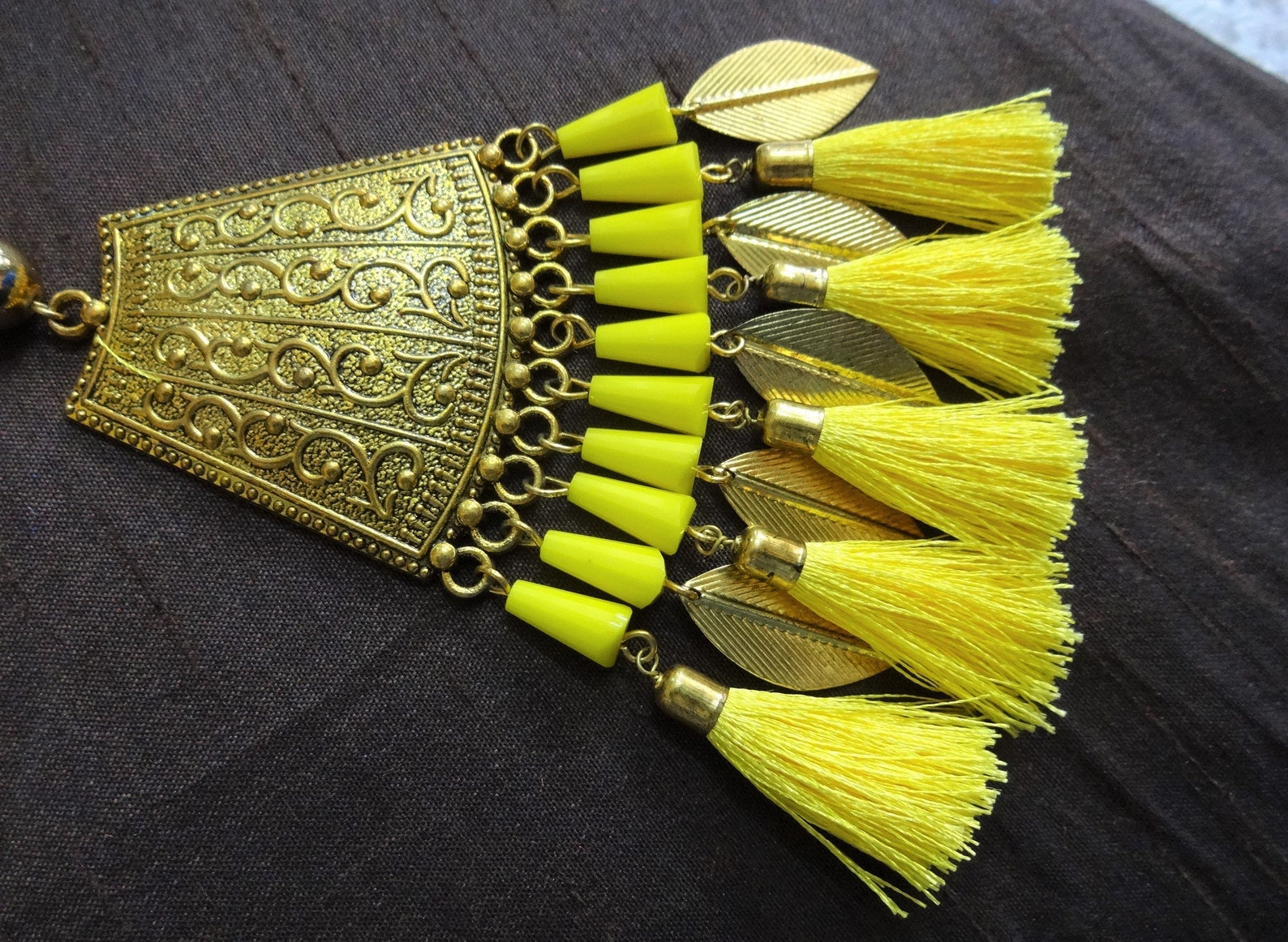 Tassels Metal Pendant Tassels Ethnic Tassels Decorative | Etsy