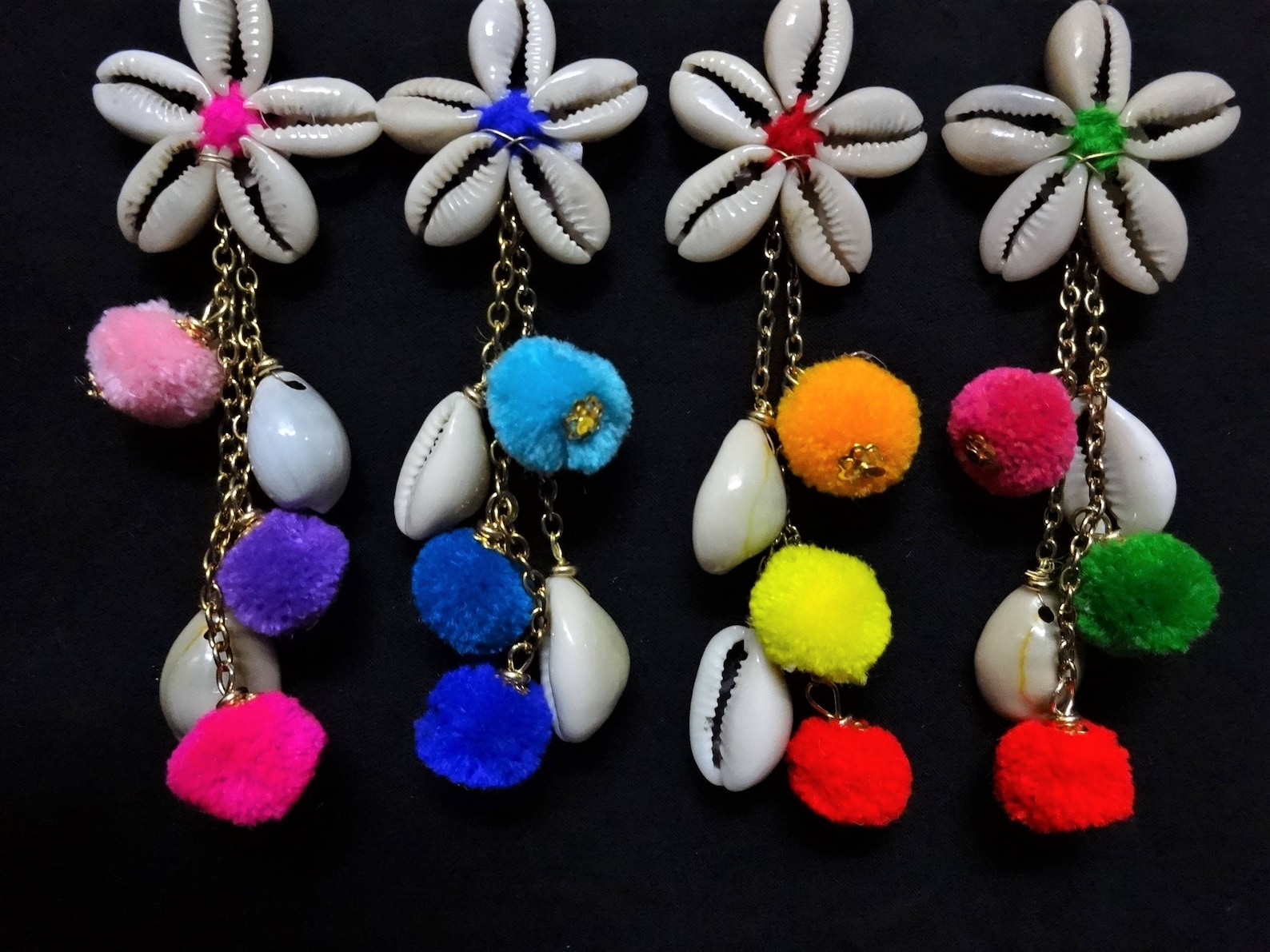 Cowry Shell Motifs Cowry Shell Rosettes Cowrie Tassels | Etsy