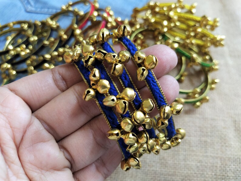Indian Bangles Brass Bangles With Bells Ethnic Jewelry Boho - Etsy