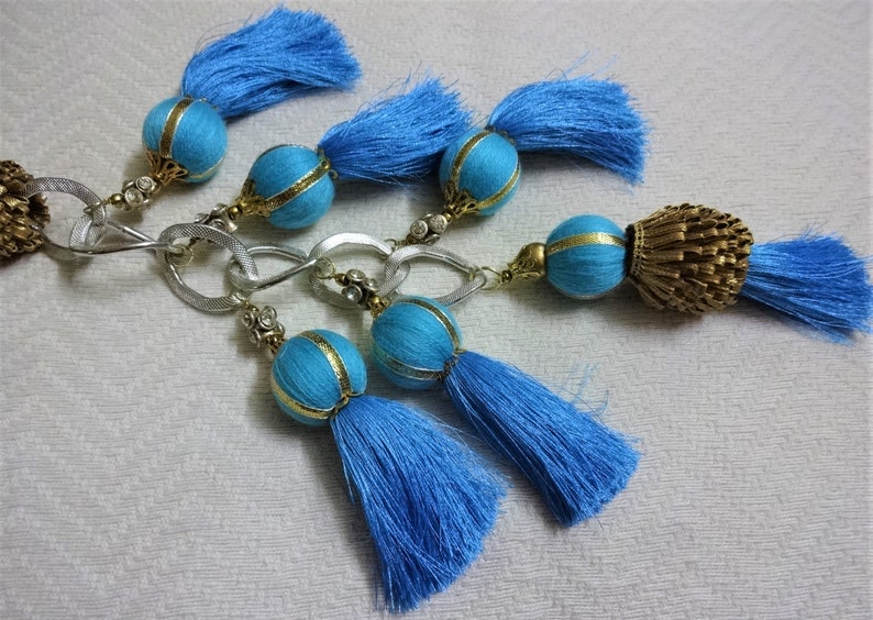 Long Tassel Ball Tassel Silk Tassel Decorative Zari Trim - Etsy