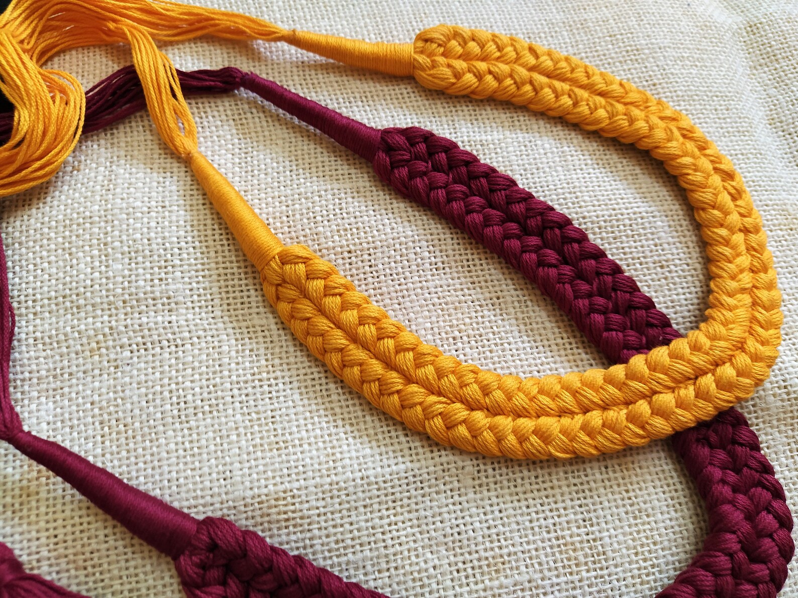 Adjustable Handmade Necklace Thread Indian Necklace Jewelry - Etsy