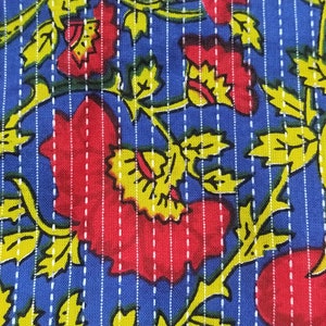 Indian Fabric, Blue Printed Cotton Fabric, Indian Textiles, Craft ...