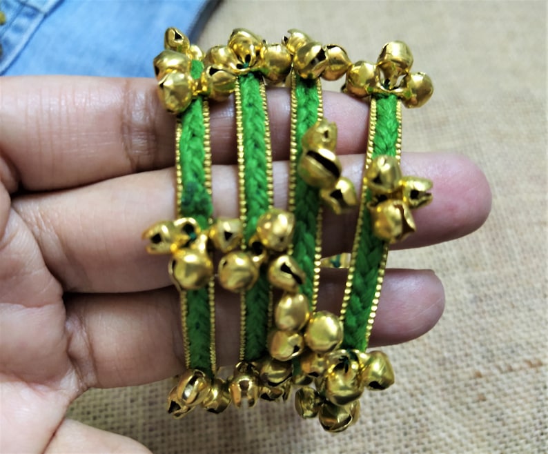 Indian Bangles Brass Bangles With Bells Ethnic Jewelry Boho - Etsy