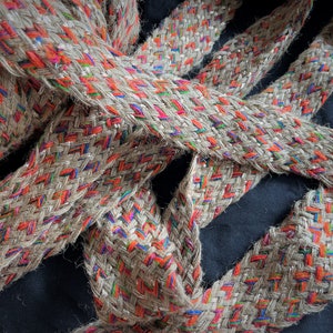 Natural Handspun Jute Trim, Jute Lace, Wedding Ribbon, Burlap Ribbon ...