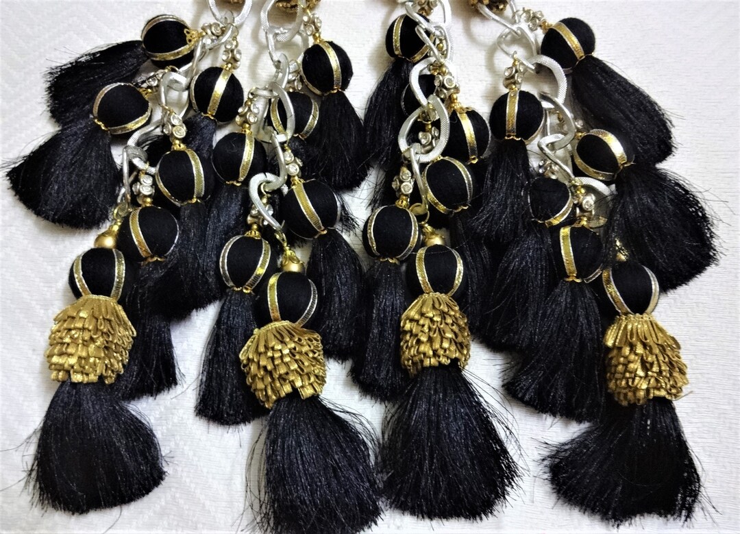 Long Tassel Ball Tassel Silk Tassel Decorative Zari Trim - Etsy