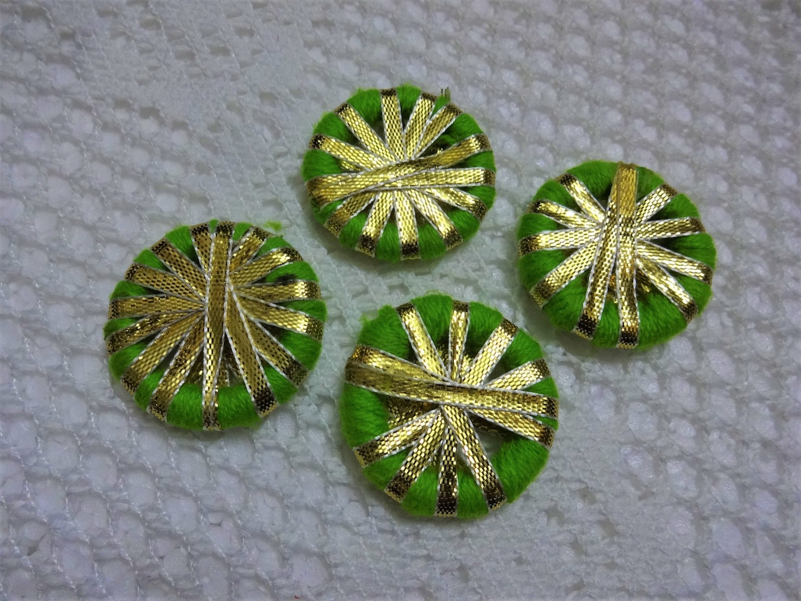 Green Rings Craft Supplies Decorative Rings Indian Craft - Etsy