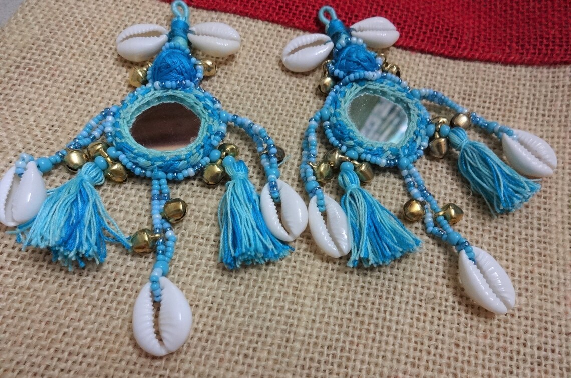 Cowrie Shell Tassels Purse & Handbag Decoration Bell Swag | Etsy