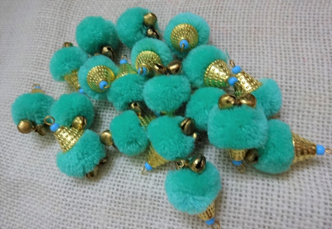 Handmade Pom Poms Balls With Wire Hook Woolen Pom Poms With - Etsy