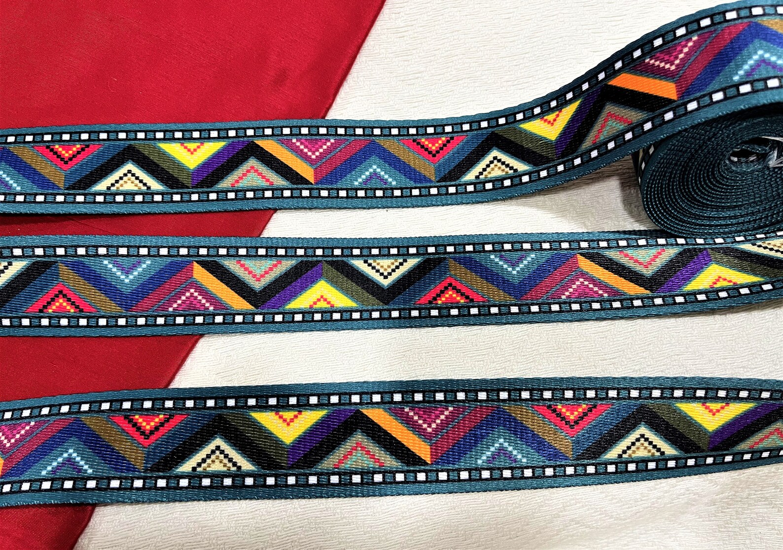 Nylon Ribbon Colored Ribbon DIY Ribbon Rainbow Webbing for - Etsy