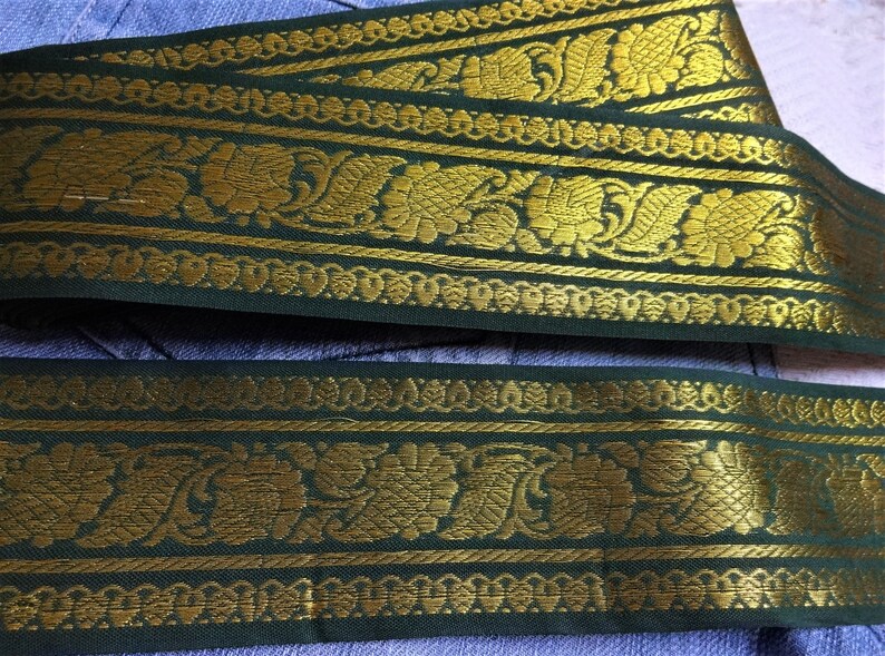 Indian Laces Indian Jacquard Trim Fabric Lace Decorative | Etsy