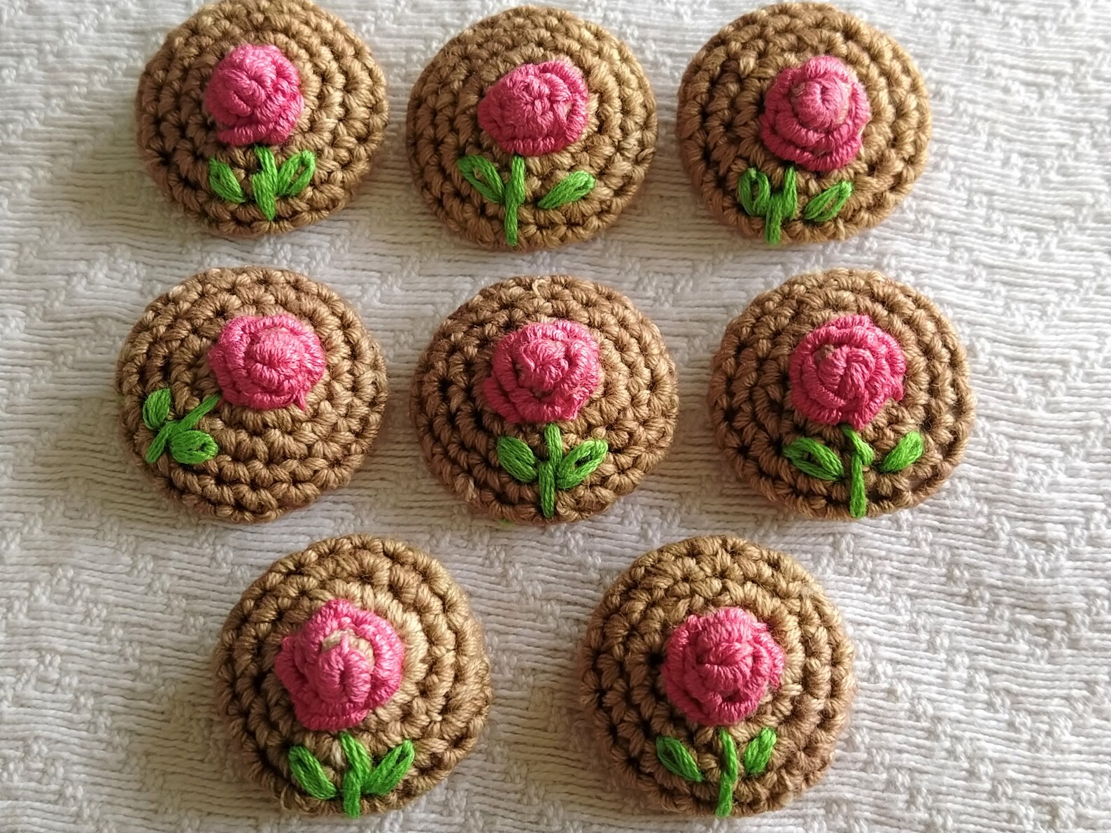 Buttons, Crochet Buttons, Indian Decorative Buttons, Handmade Sew on ...