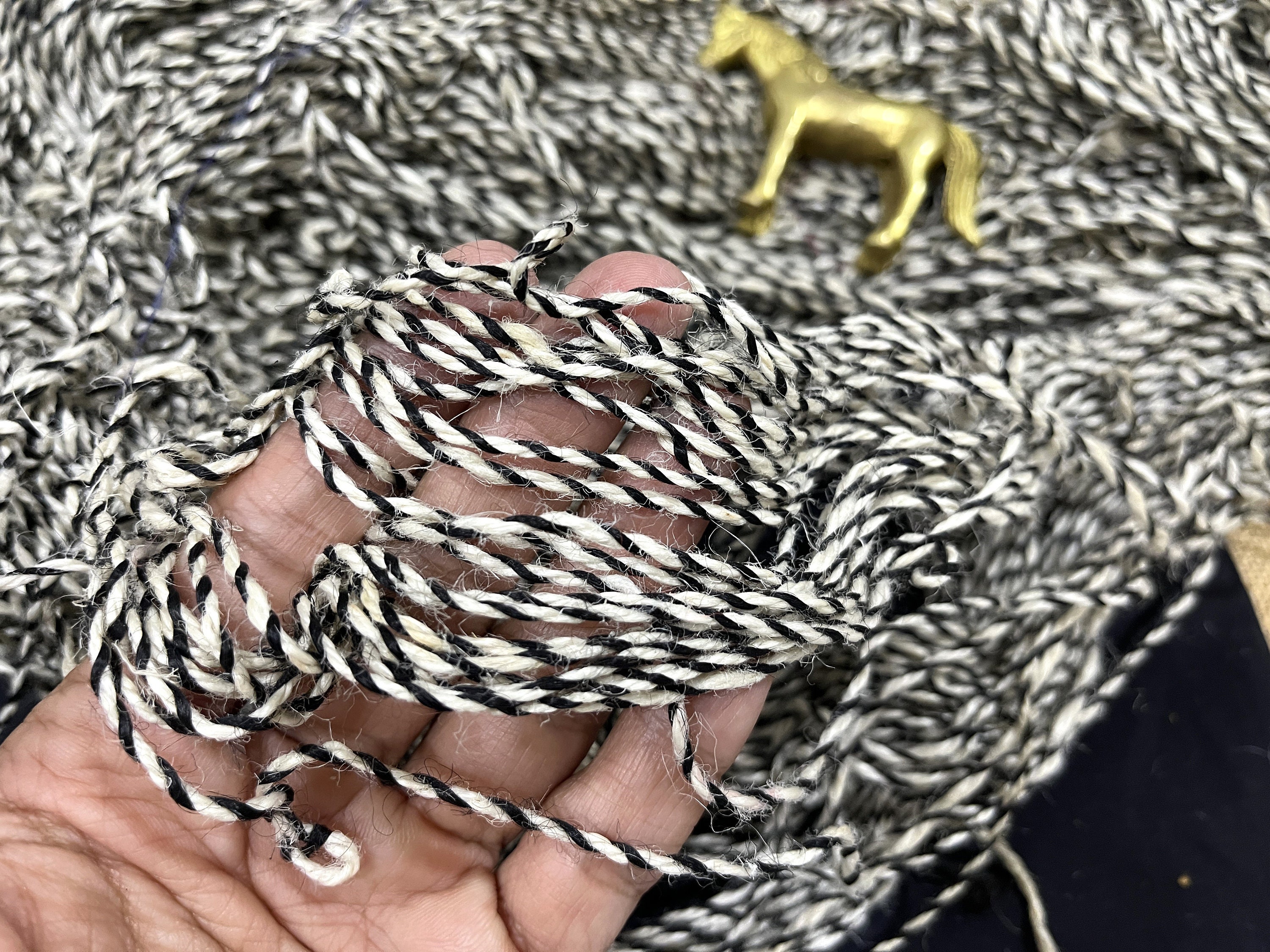 Natural Handspun Jute Yarn, Jute Twine, Indian Jute Thread, Burlap ...