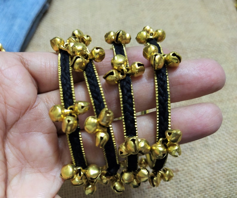 Indian Bangles Brass Bangles With Bells Ethnic Jewelry Boho - Etsy
