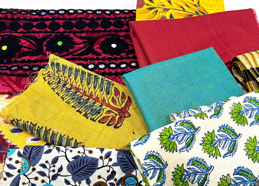 Indian Cotton Fabrics, Indian Printed Boho Sewing Costume Craft Textile ...