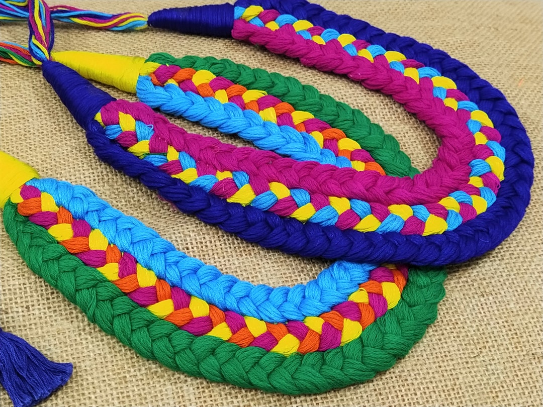 Adjustable Handmade Necklace Thread, Indian Necklace Jewelry Cotton ...