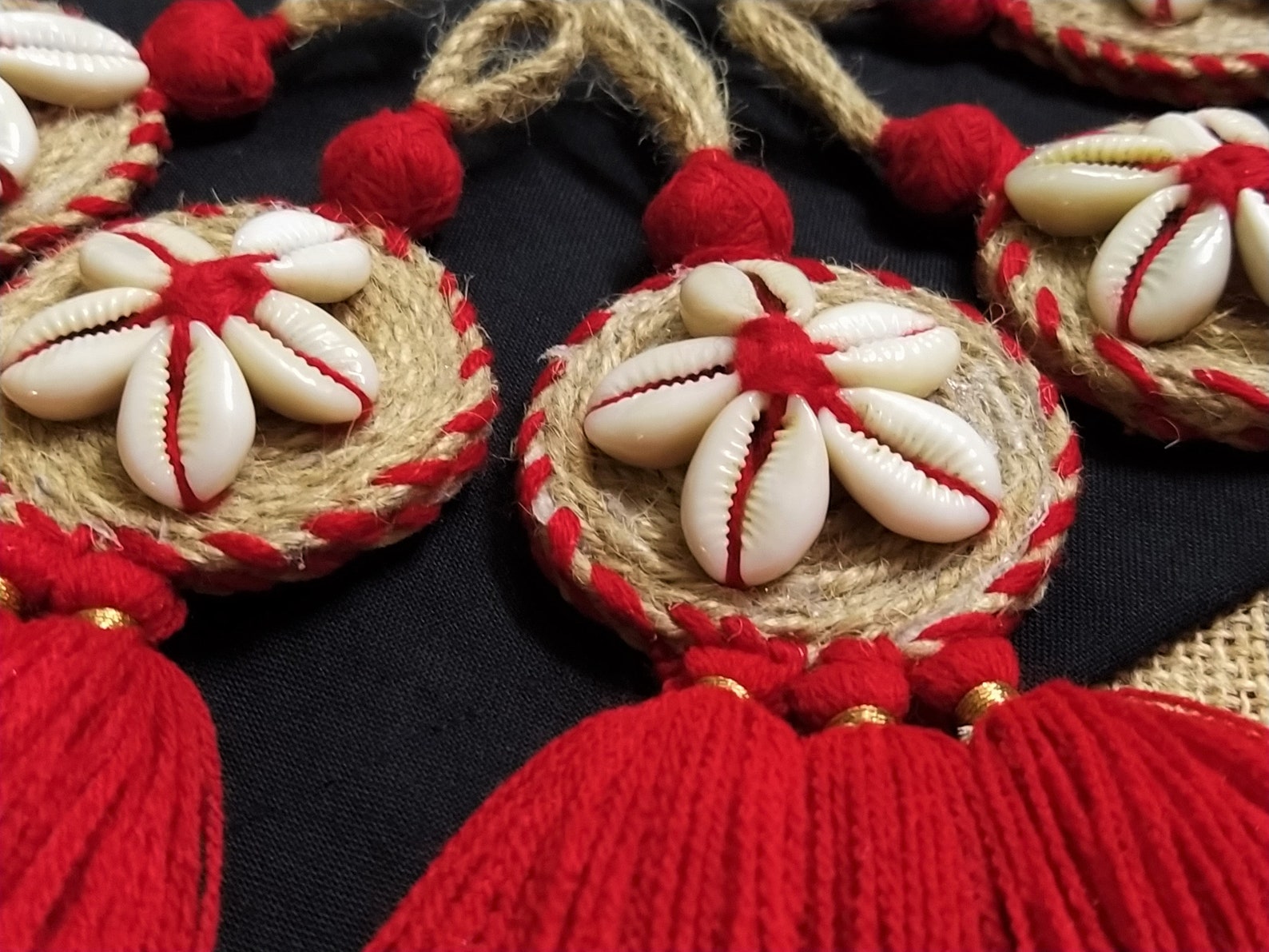 Cowrie Shell Tassels Indian Ethnic Tassels Cowrie Flower | Etsy