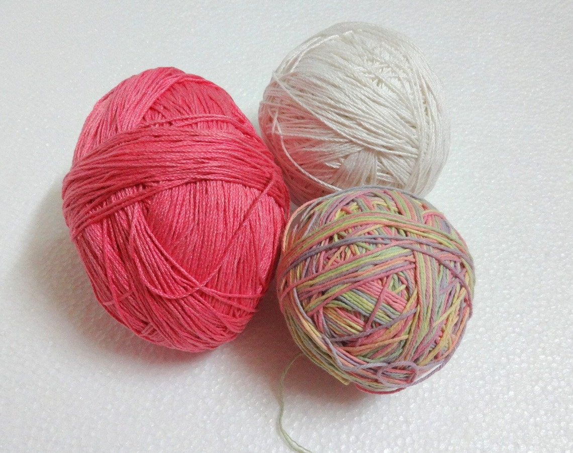 Indian Threads, Natural Handspun Cotton Yarn - for Crochet, Knitting ...