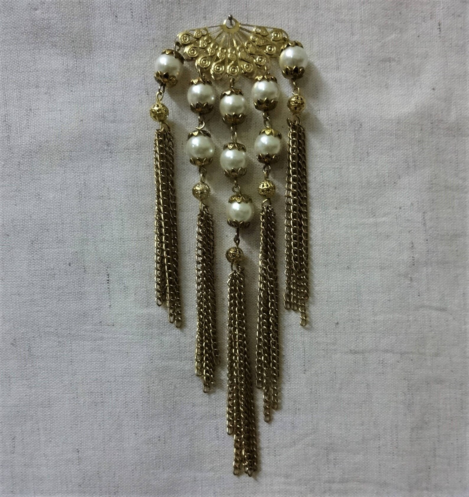 Ethnic Pendant, Indian Jewelry Supplies, Metal Pendant With Chain ...
