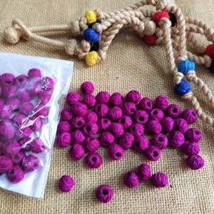 50 Pcs Handmade Thread Balls Cotton Balls Craft Decoration - Etsy