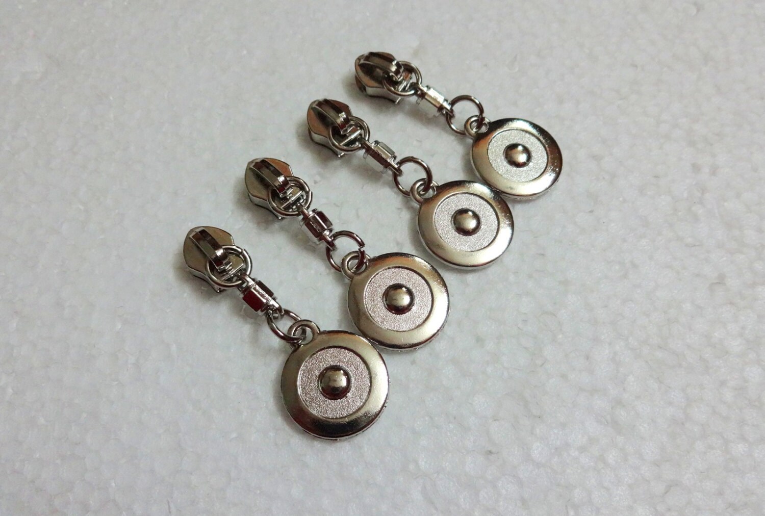 Silver Finish Metal Zipper Pull for Bags Purses Clothes | Etsy