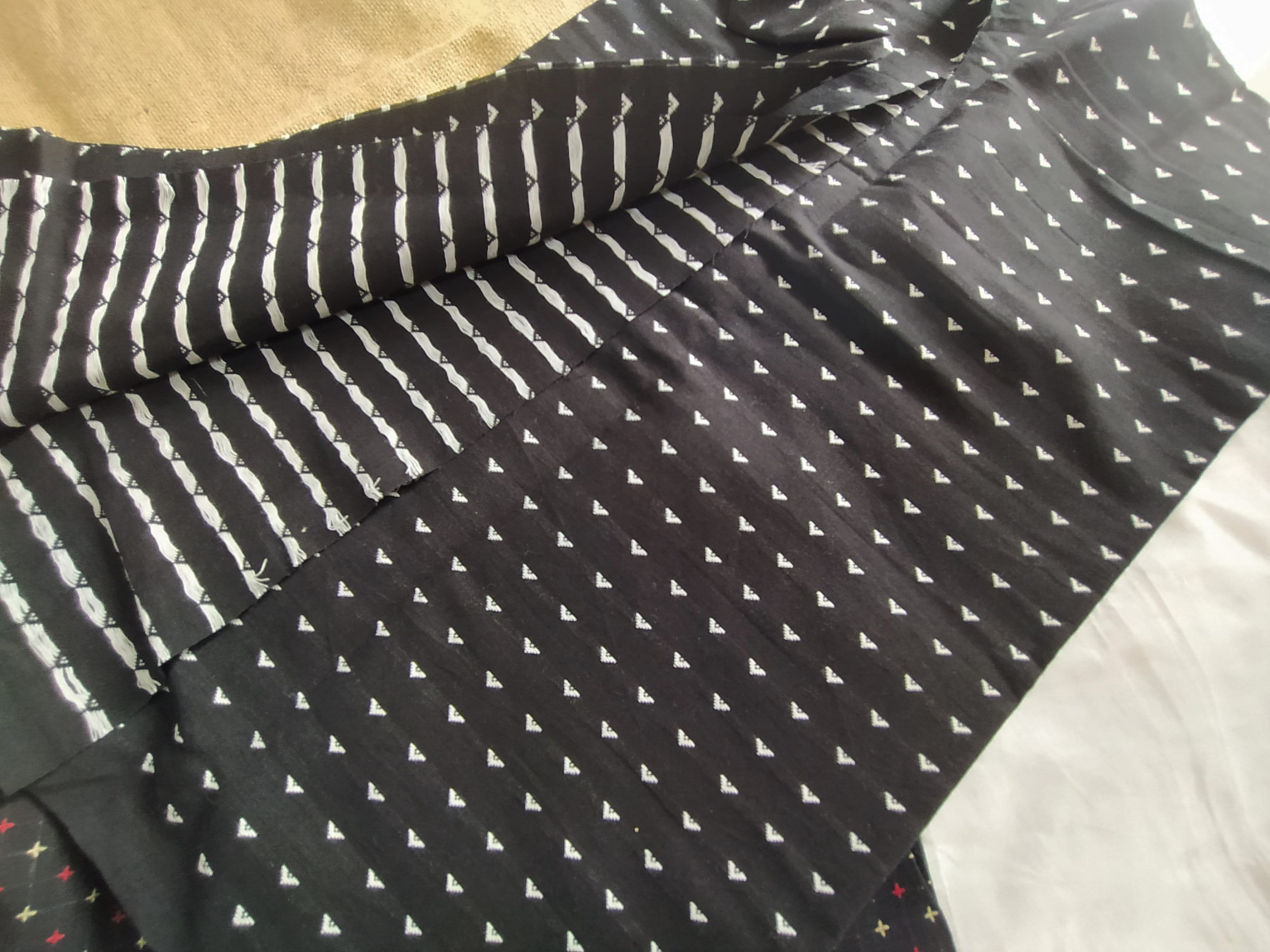 Indian Cotton Fabric Katha Fabric Indian Ethnic Boho Sewing | Etsy