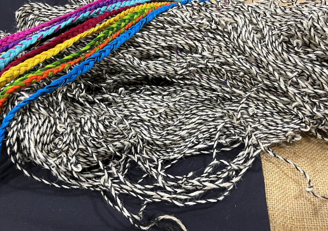 Natural Handspun Jute Yarn, Jute Twine, Indian Jute Thread, Burlap ...