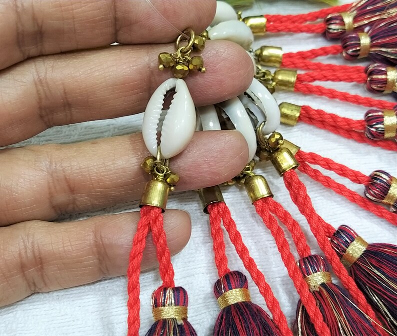 Cowrie Shell Tassels Purse & Handbag Decoration Cowrie Shell - Etsy