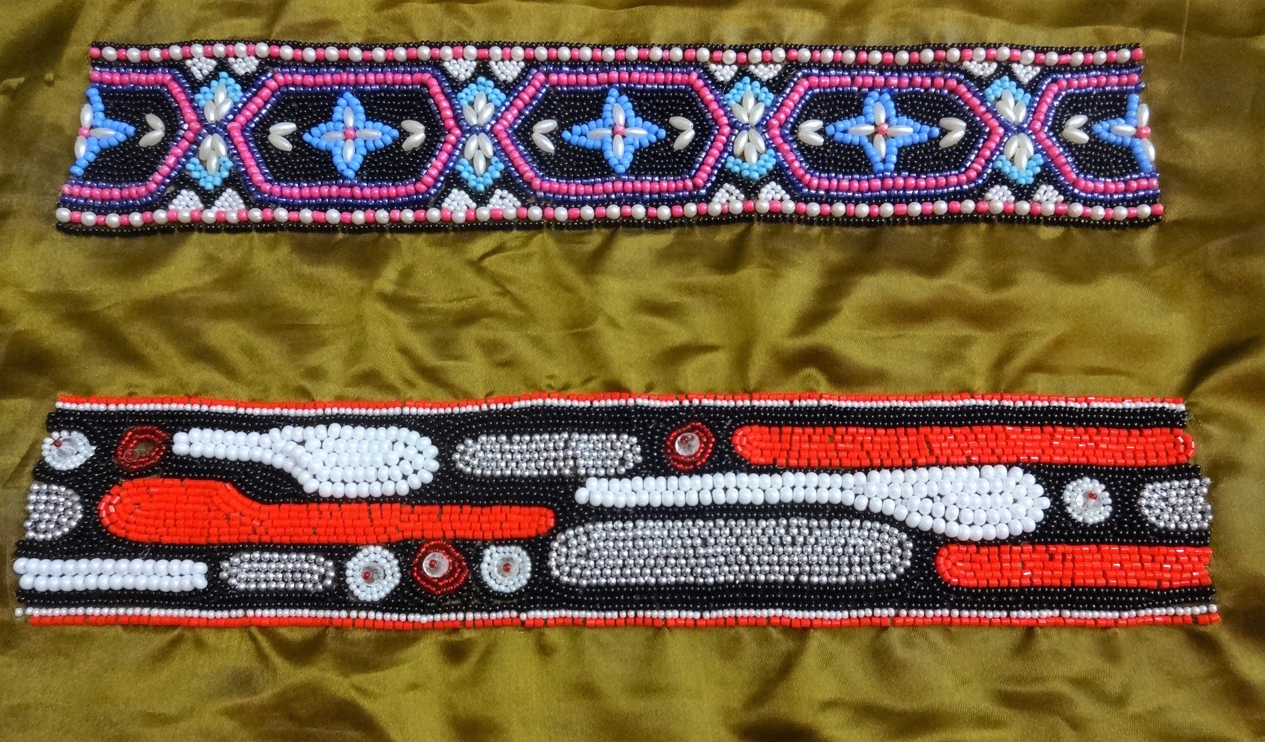 Handcrafted Indian Embroidered Patch Fabric Beaded Applique - Etsy India