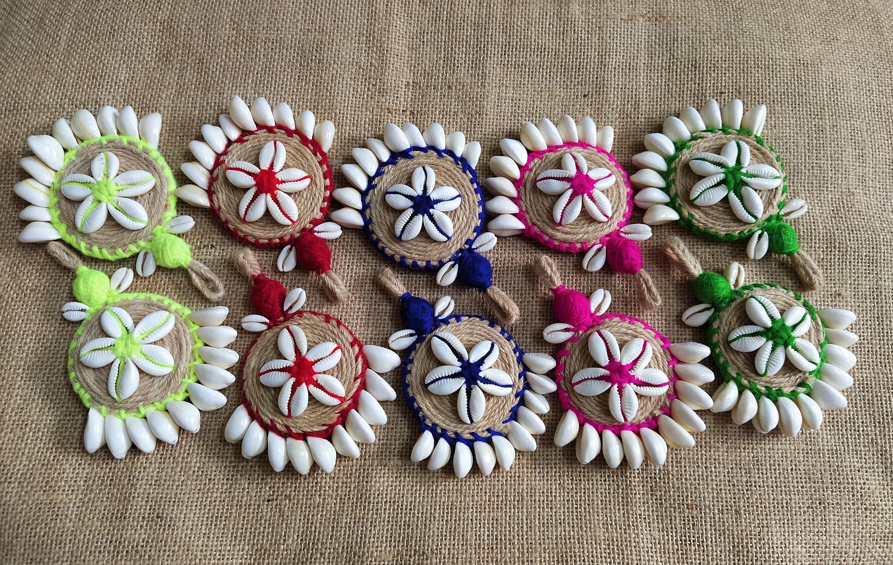 Cowrie Shell Tassels Indian Ethnic Tassels Cowrie Flower | Etsy