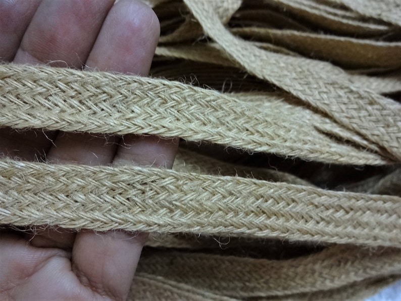 Braided Jute Jute Lace Ribbon Burlap Trim Burlap Tape - Etsy