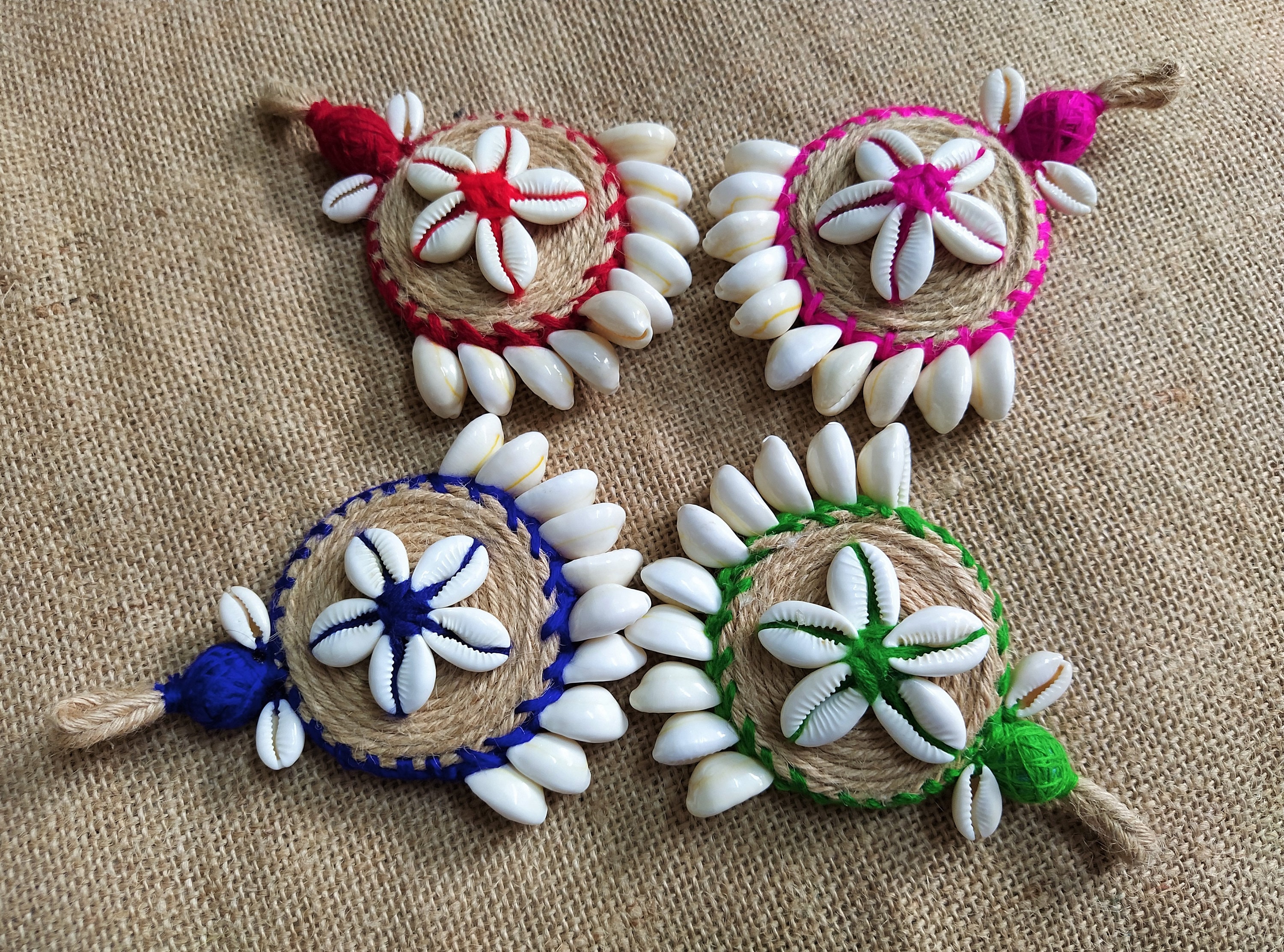 Cowrie Shell Tassels Indian Ethnic Tassels Cowrie Flower | Etsy