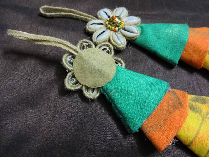 Indian Cowry Shell Motifs Shell Rosette Cowrie Applique - Etsy