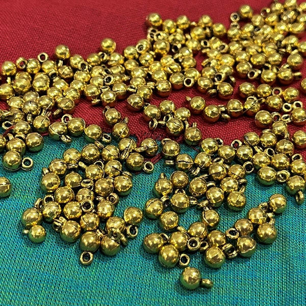 Tiny Bell Charm - Etsy