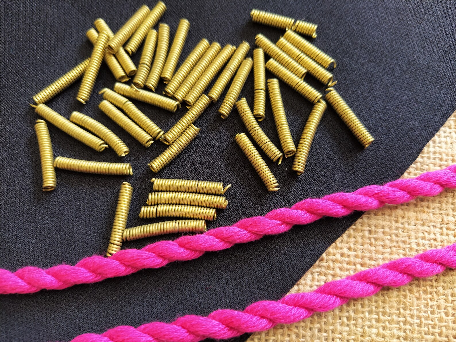 3 mm Brass Coil Ends Spring Coil Cord Tip Bead Cap Fastener | Etsy