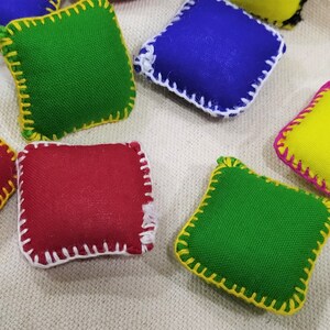 Indian Cotton Fabric Miniature Cushions, Craft Supply, Decor Supplies ...